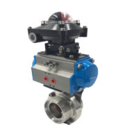 Pneumatic Butterfly Valve With Positioner Switch Box from China ...