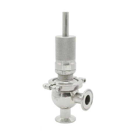 Sanitary Pressure Relief Overflow valve with Tri-clamp End from China ...